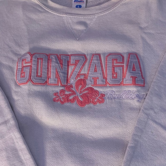 Russell Athletic | Sweaters | Vintage Gonzaga Bulldogs Sweatshirt ...
